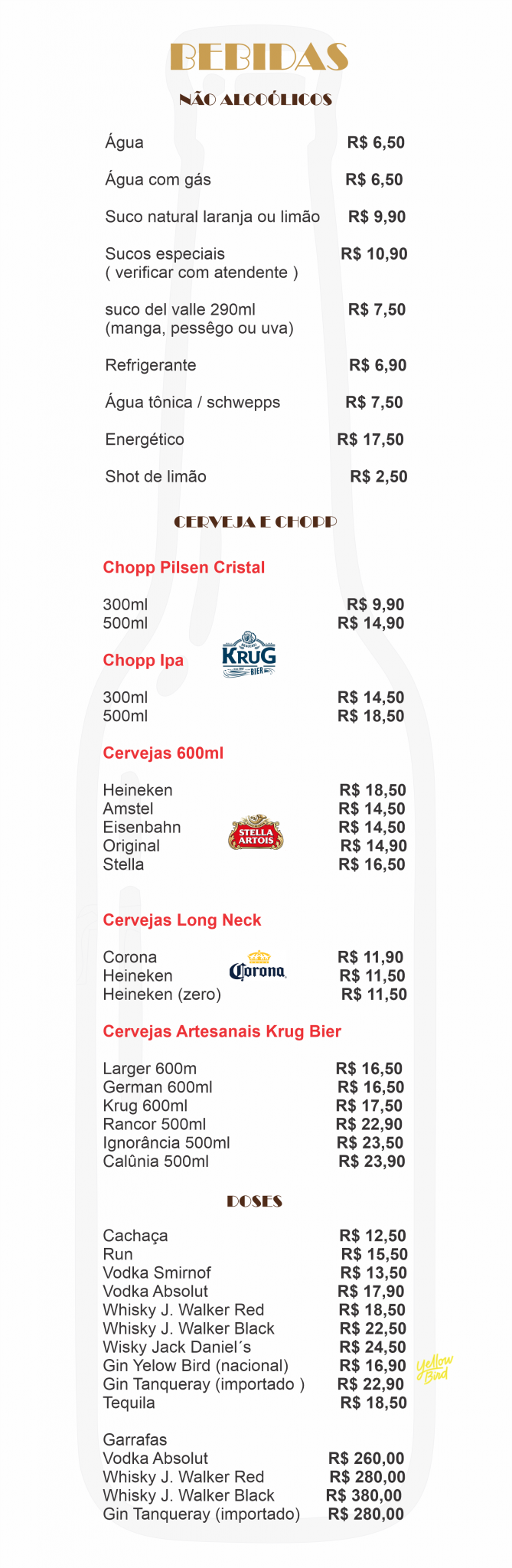 CARDÁPIO – Anoz Gastrobar