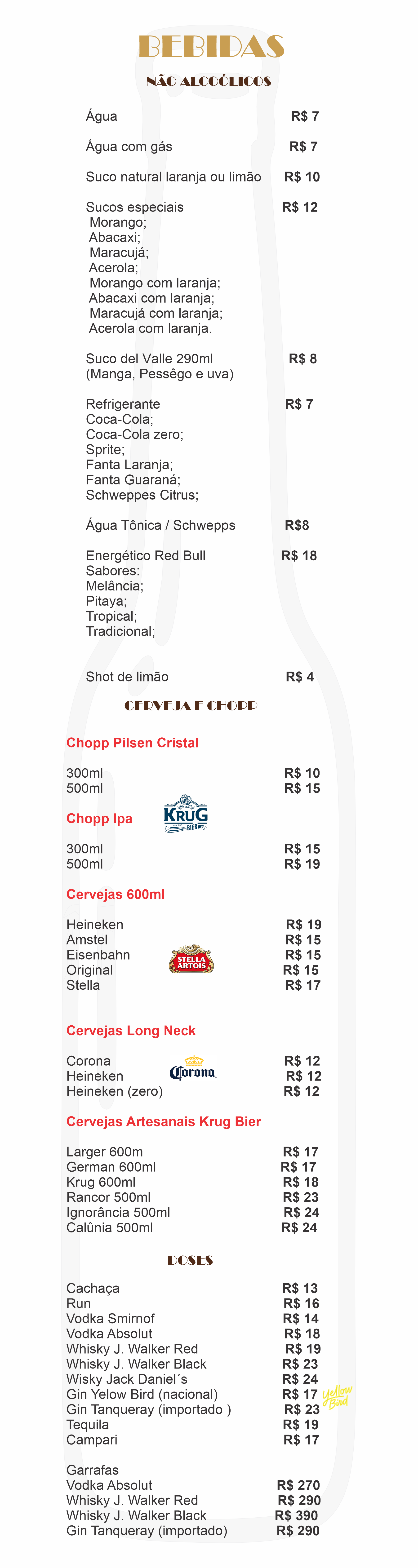 CARDÁPIO – Anoz Gastrobar